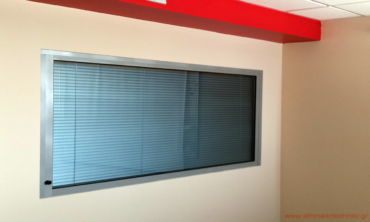 Παράθυρα αλουμινίου με τζάμια σταθερά τοίχου γυψοσανίδας σε όλες τις ...